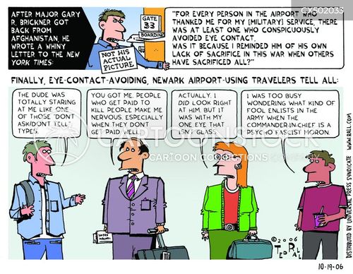 Newark Airport Cartoons and Comics - funny pictures from CartoonStock