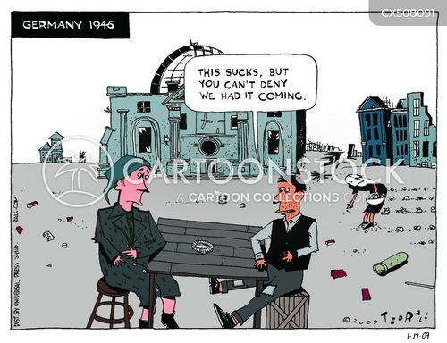 Devastated City Cartoons and Comics - funny pictures from CartoonStock