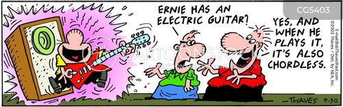 Heavy Sound Cartoons and Comics - funny pictures from CartoonStock