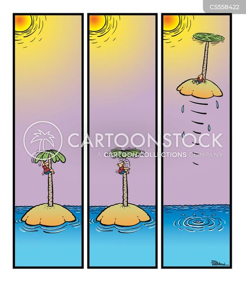 Island Escape Cartoons and Comics - funny pictures from CartoonStock