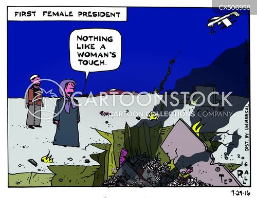 First Woman President Cartoons and Comics - funny pictures from ...