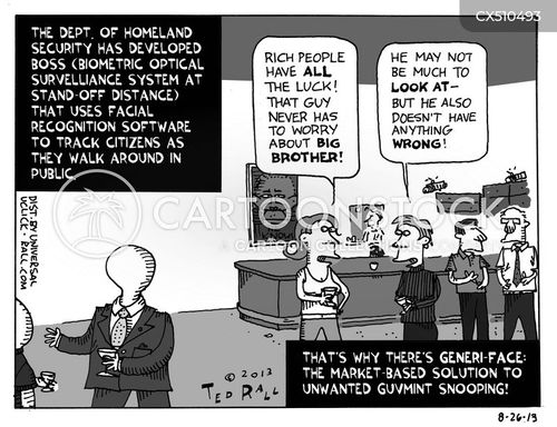 Biometric Cartoons and Comics - funny pictures from CartoonStock