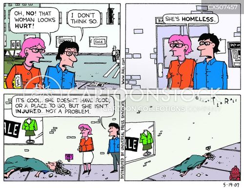 Homeless Woman Cartoons and Comics - funny pictures from CartoonStock
