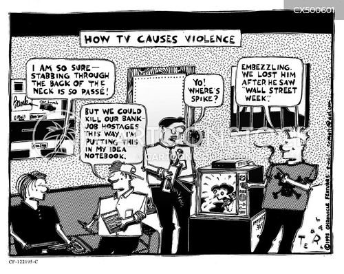 Violece Cartoons and Comics - funny pictures from CartoonStock