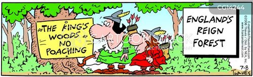 Poaching Prevention Cartoons and Comics - funny pictures from CartoonStock