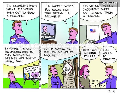 Incumbency Advantage Cartoons and Comics - funny pictures from CartoonStock