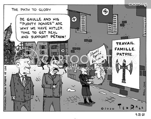 French Resistance Cartoons and Comics - funny pictures from CartoonStock