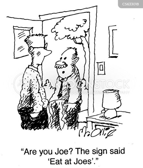 Misreading Cartoons and Comics - funny pictures from CartoonStock