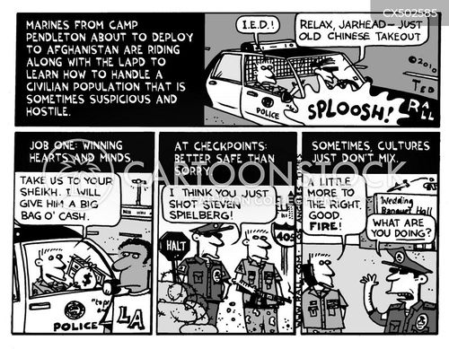 Jarhead Cartoons and Comics - funny pictures from CartoonStock