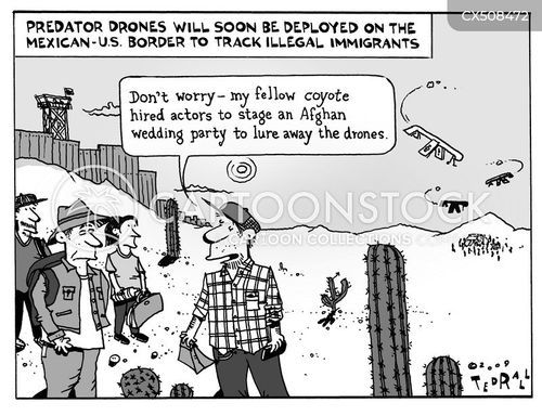 Predator Drone Cartoons and Comics - funny pictures from CartoonStock