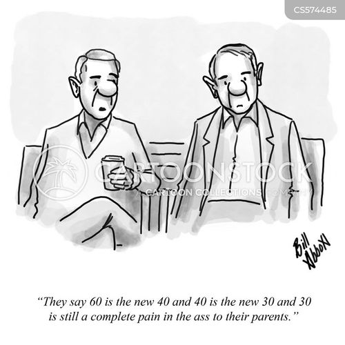 Acting Your Age Cartoons and Comics - funny pictures from CartoonStock