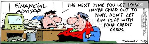 Financial Restraints Cartoons and Comics - funny pictures from CartoonStock