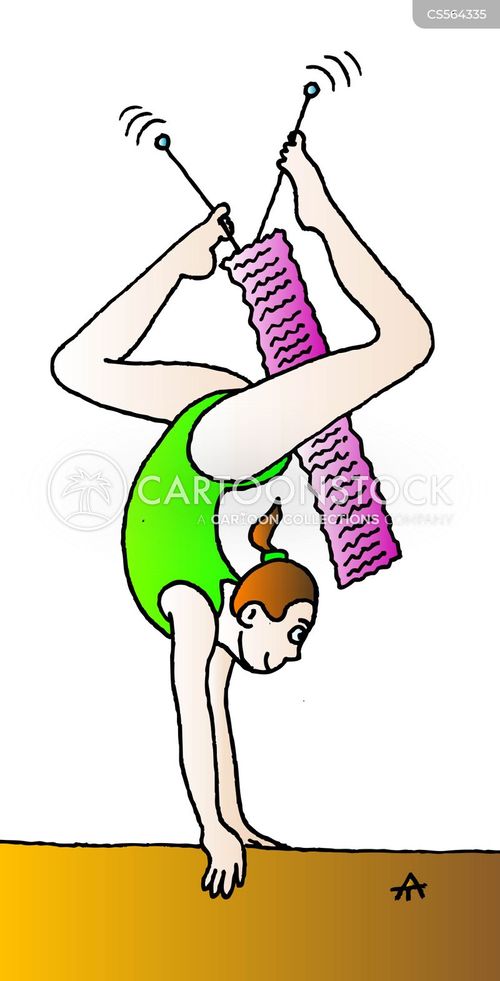 Gymnastic Skills Cartoons and Comics - funny pictures from CartoonStock