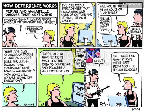Deterrence Cartoons and Comics - funny pictures from CartoonStock