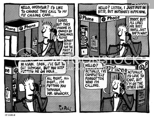 Calling Card Cartoons and Comics - funny pictures from CartoonStock