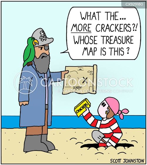 Treasure Map Cartoons and Comics - funny pictures from CartoonStock