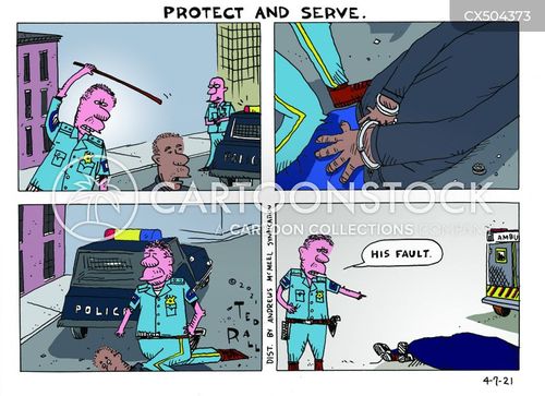 Calling The Cops Cartoons and Comics - funny pictures from CartoonStock