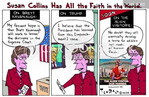 Susan Collins Cartoons and Comics - funny pictures from CartoonStock