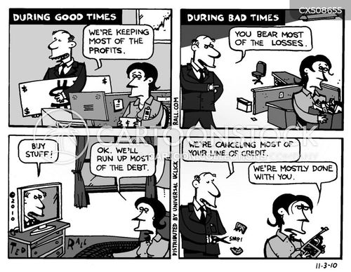 Line Of Credit Cartoons and Comics - funny pictures from CartoonStock