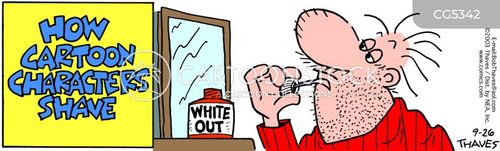 Shaving Mirror Cartoons and Comics - funny pictures from CartoonStock
