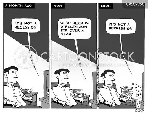 Pre-recession Levels Cartoons and Comics - funny pictures from CartoonStock