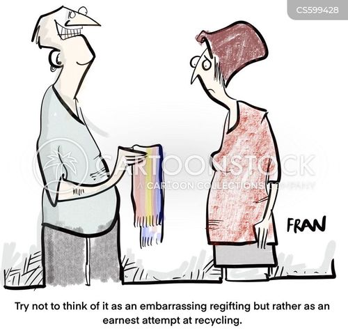 Regifting Cartoons and Comics - funny pictures from CartoonStock