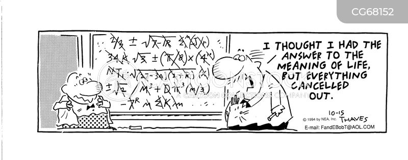 Mathematics Cartoons and Comics - funny pictures from CartoonStock