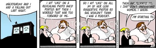 Revealing Pictures Cartoons and Comics - funny pictures from CartoonStock