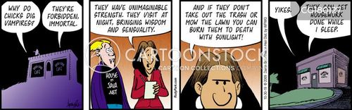 Vampire Craze Cartoons and Comics - funny pictures from CartoonStock