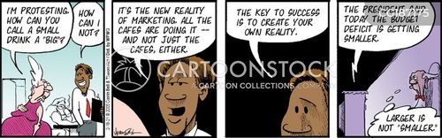 Smaller Package Cartoons and Comics - funny pictures from CartoonStock