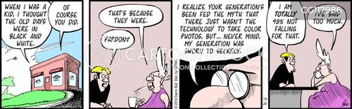 Monochrome Cartoons and Comics - funny pictures from CartoonStock