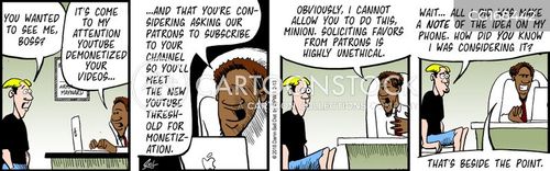 Demonisation Cartoons and Comics - funny pictures from CartoonStock
