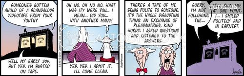 Incriminating Tape Cartoons and Comics - funny pictures from CartoonStock