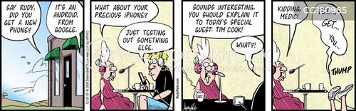 Tim Cook Cartoons and Comics - funny pictures from CartoonStock