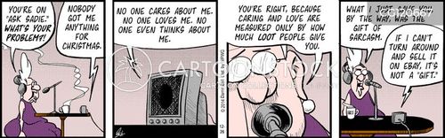 Pathetic Gift Cartoons and Comics - funny pictures from CartoonStock