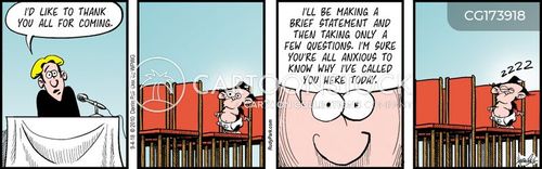 Opening Statement Cartoons and Comics - funny pictures from CartoonStock