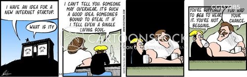 Not Tell Cartoons and Comics - funny pictures from CartoonStock