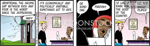 Income Stability Cartoons and Comics - funny pictures from CartoonStock