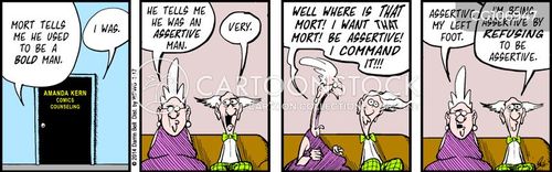 Assertiveness Cartoons and Comics - funny pictures from CartoonStock