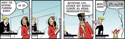 Late Wedding Cartoons and Comics - funny pictures from CartoonStock