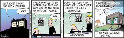 Compulsion Cartoons and Comics - funny pictures from CartoonStock