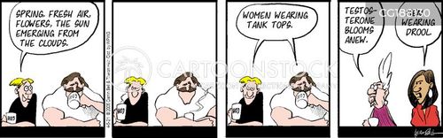 Ogling Cartoons and Comics - funny pictures from CartoonStock