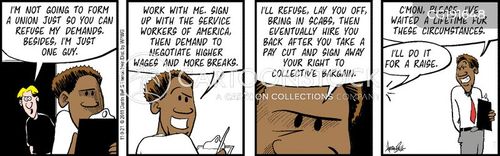 Unionize Cartoons and Comics - funny pictures from CartoonStock
