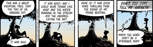 Talking To Devices Cartoons and Comics - funny pictures from CartoonStock