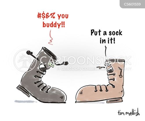 Putting On Boots Cartoons and Comics - funny pictures from CartoonStock