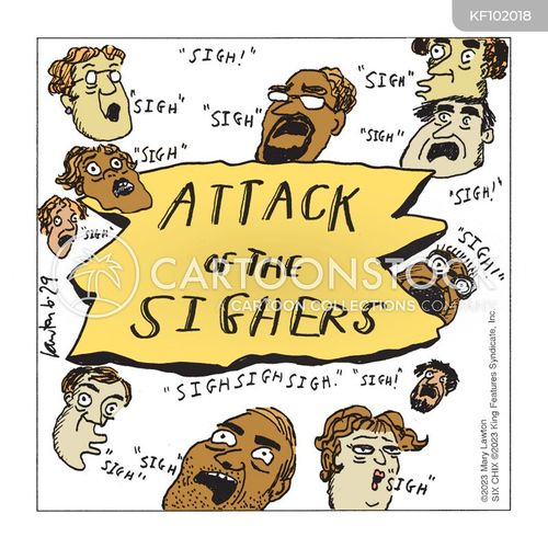 Sighed Cartoons and Comics - funny pictures from CartoonStock