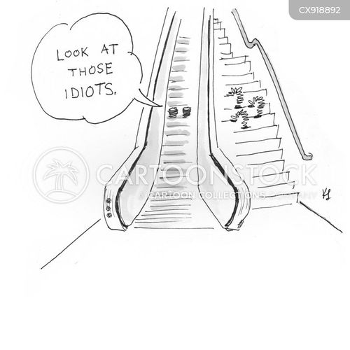Choose Stairs Cartoons and Comics - funny pictures from CartoonStock