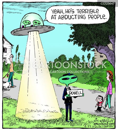 Cartoon Ufo Abduction