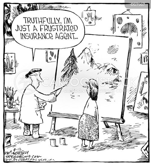 Frustrated Agents Cartoons and Comics - funny pictures from CartoonStock