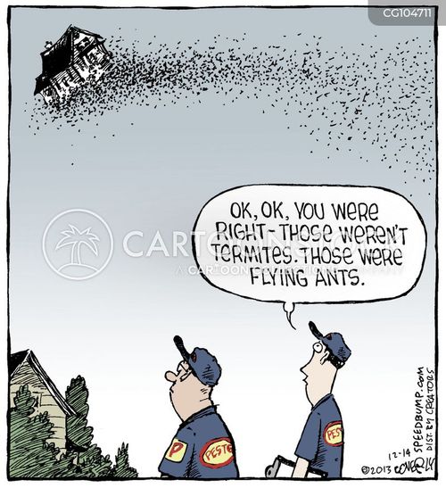 Termite Man Cartoons and Comics - funny pictures from CartoonStock